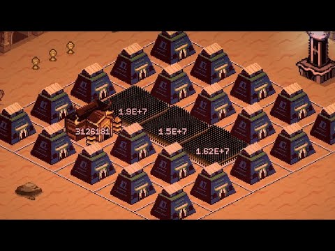 This NEW TOWER Increases Your Stats 30% Every Turn, So I build 21 Of Them.