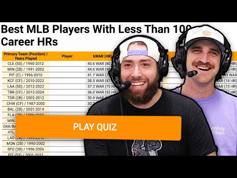 Can we name the most valuable players with less than 100 career homers?