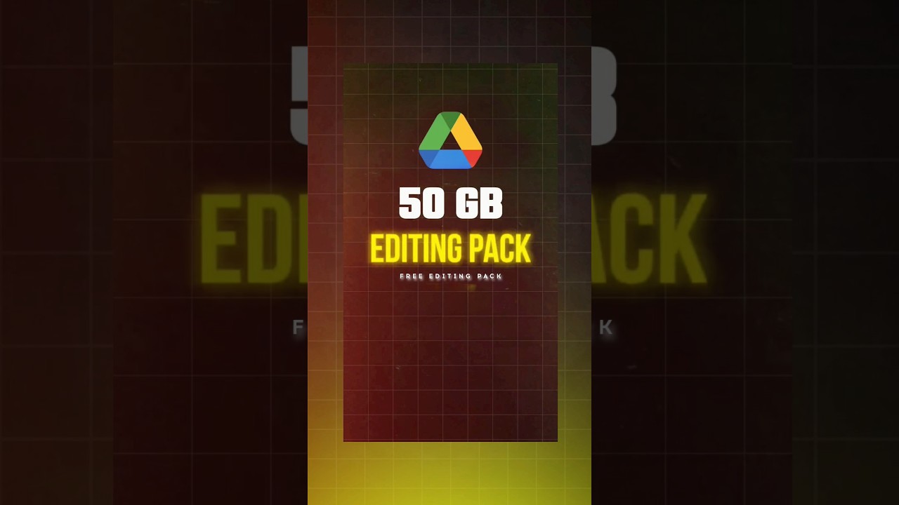 50 GB VIDEO EDITING PACK 🔥 | FREE EDITING PACK #editingpack