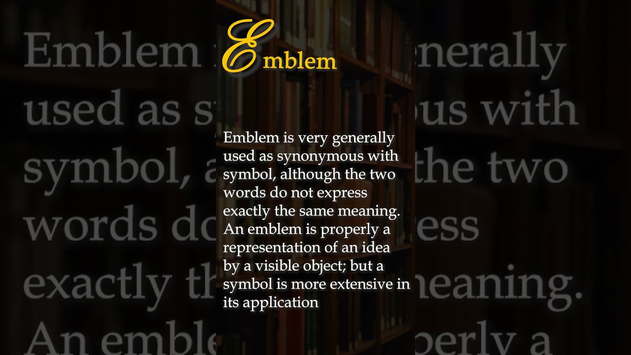 Emblem - Masonic Dictionary #shorts