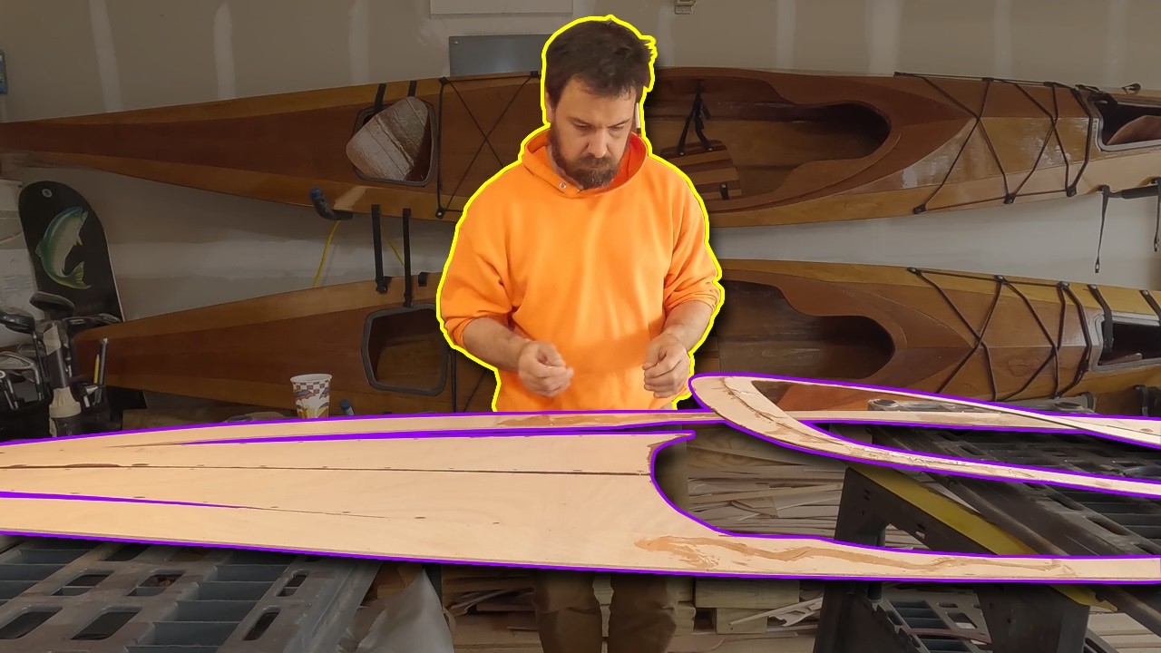 Kayak Build S2:E02 - Stitching the Deck
