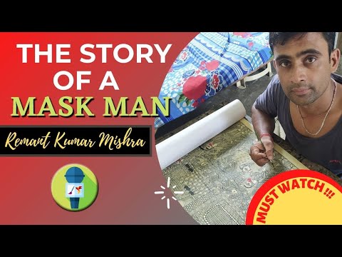 Mithila Painting in Mask || Story of a MASK MAN || In HINDI