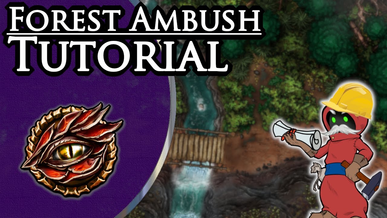 Inkarnate Mapmaking Tutorial | Timelapse | Forest Ambush