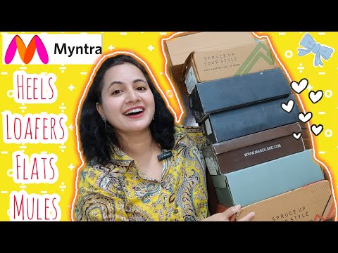 7 Comfy & Affordable Footwear From Myntra π | Heels , Mules , Flats & Loafers | Women Footwear Haul