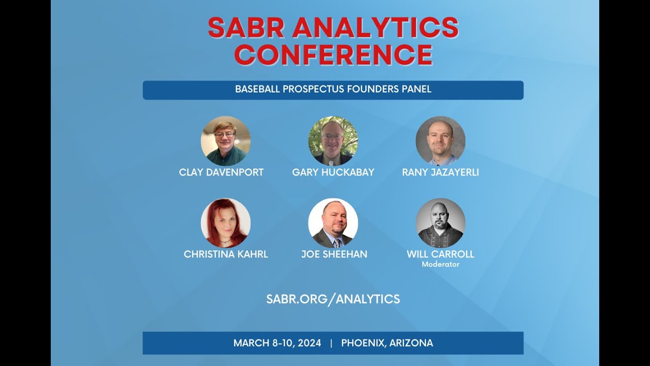 2024 SABR Analytics: Baseball Prospectus Founders Panel
