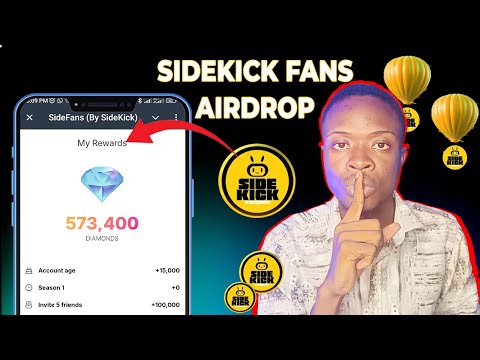 SideKick Fans Airdrop Tutorial: How To Make $1000 from This Telegram Crypto Airdrop
