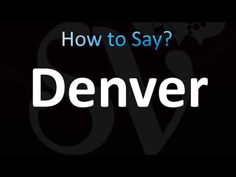 How to Pronounce Denver, Colorado (CORRECTLY!)