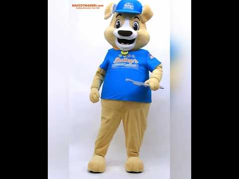 Bailey the Dog Mascot Costume for Bailey’s Comfort Services, USA ...