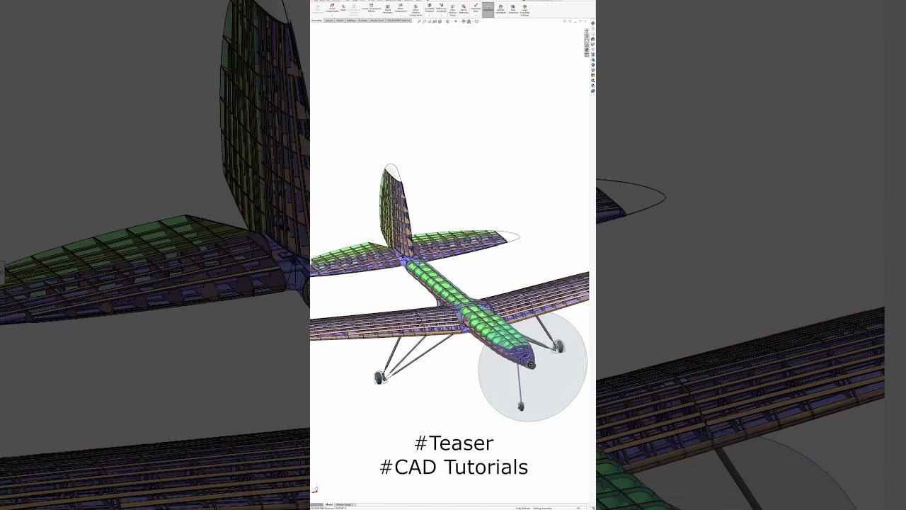 SAE Aero SolidWorks design tutorial teaser