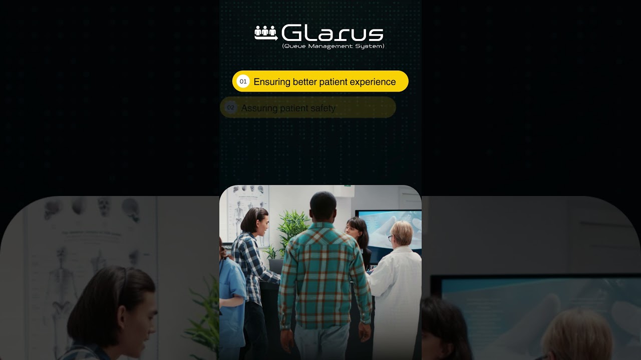 Transform your healthcare service with Glarus Queue Management System!