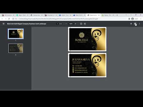 How to Print Business Cards from Canva