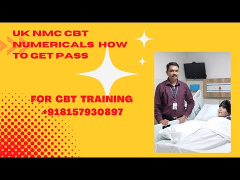 UK NMC CBT how to get pass in numericals