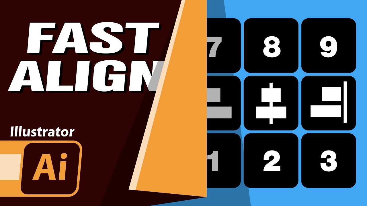 Align Objects Faster Using Illustrator Keyboard Shortcuts