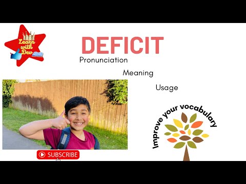 Learn with Dev||Deficit meaning||Deficit pronunciation||Deficit in a sentence