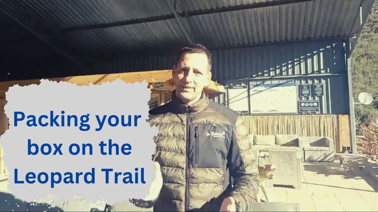 Packing your box on the Leopard Trail