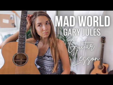 Mad World - Gary Jules | Guitar Tutorial (4 Easy Chords)