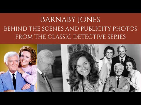 BARNABY JONES - Behind The Scenes & Publicity Photos From The Classic Television Detective Series