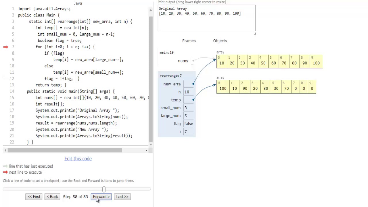 w3resource.com: Java Array Exercise-50