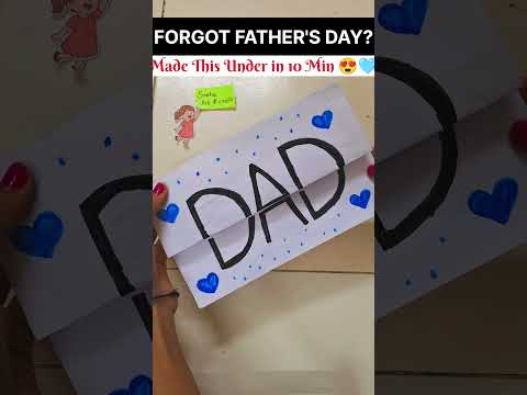 Happy father's day๐White paper father's day gift ideas ๐ฉต#fathersday #gift #short