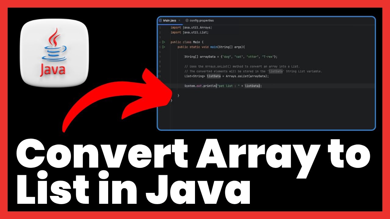 How to Convert Array to List in Java | FULL GUIDE