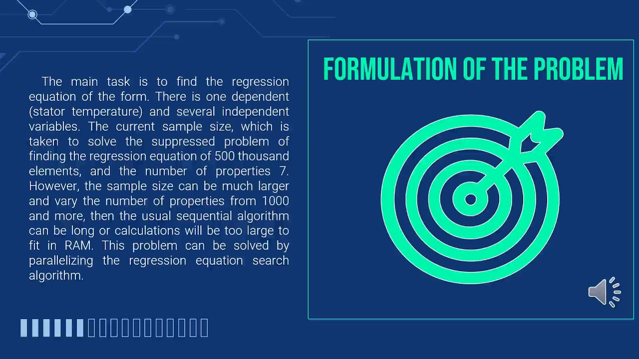 Optimization of Regression Analysis by Conducting Parallel Calculations