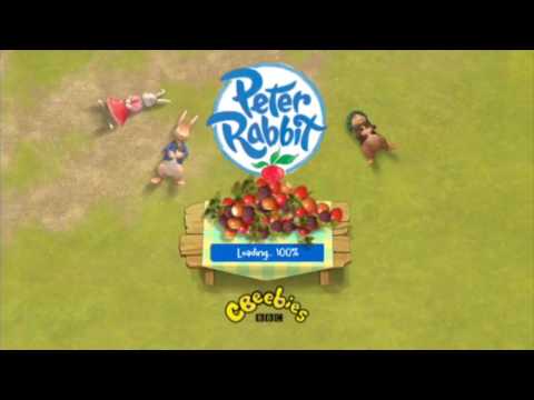 Playing Cbeebies Peter Rabbit Hop To It Game