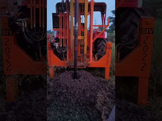 Piling Machine - Tractor Mounted Dry Piling Machine Manufacturer from ...