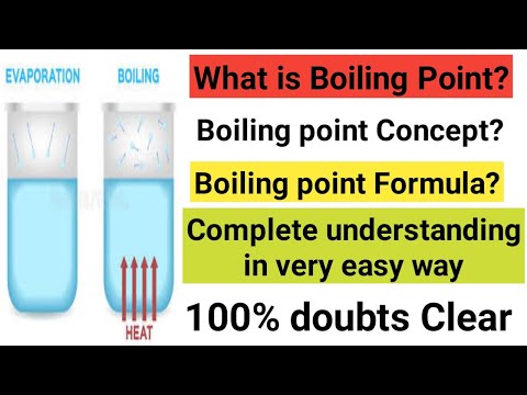 What is Boiling Point | Concept of Boiling Point | Boiling Point Formula | Boiling Points