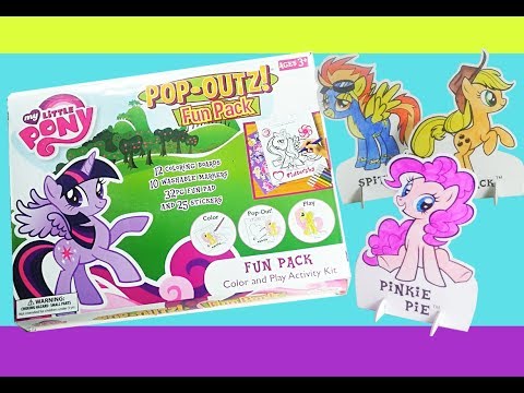 My little pony Activity book MLP Pop-Outz Fun pack coloring for kids ...