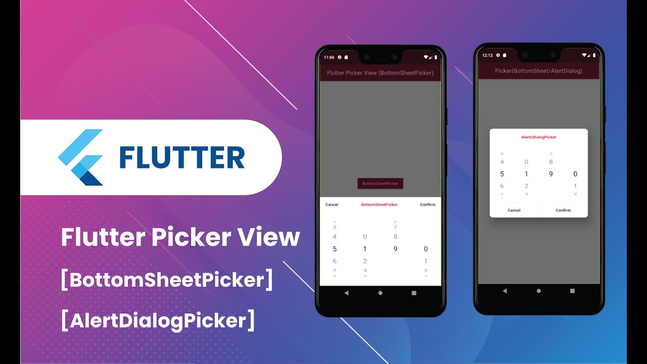 Flutter Widget | 99 | 1. FlutterPickerView [BottomSheet/AlertDialog] Useful Widget | Speed Code