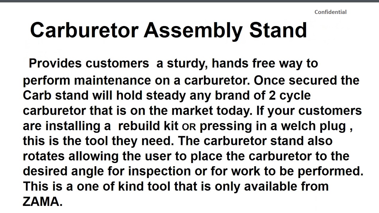 Zama Maintenance Kit