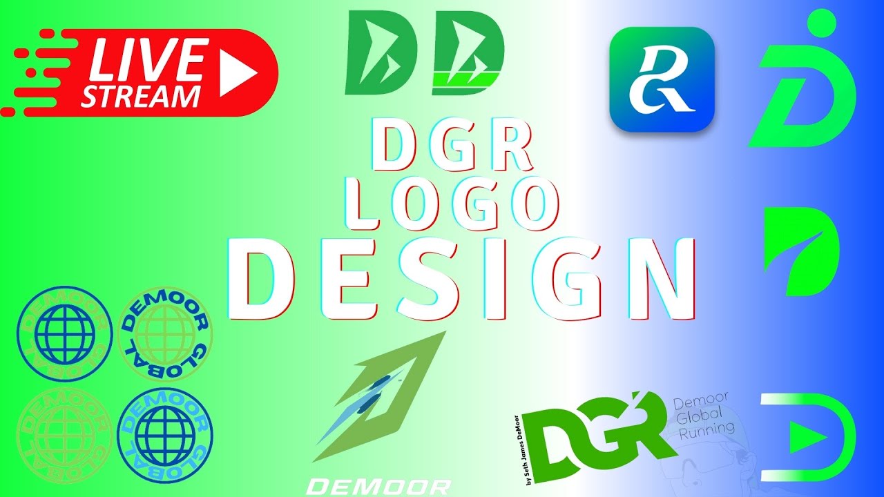 🔴  DGR LOGO DESIGN Brainstorming Session