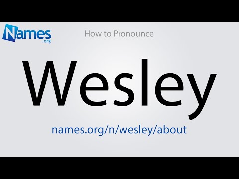 How to Pronounce Wesley