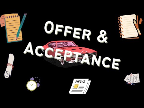 The Law on Offer and Acceptance