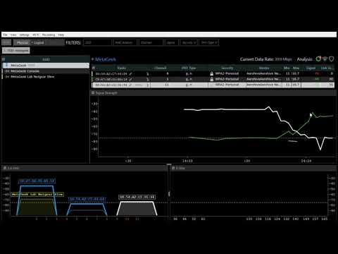 Catch a Wi-Fi roaming event with inSSIDer!
