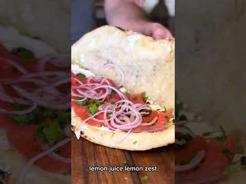 Lox Pizza Sandwich