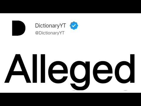 Alleged Meaning in English