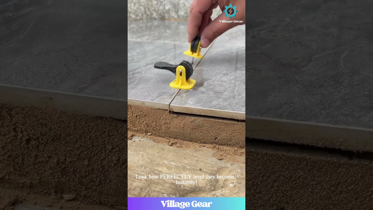 The Secret to PERFECT Tiles Every Time?!🤯 This Tool is MAGIC! #tilehack #diy #constructionhacks