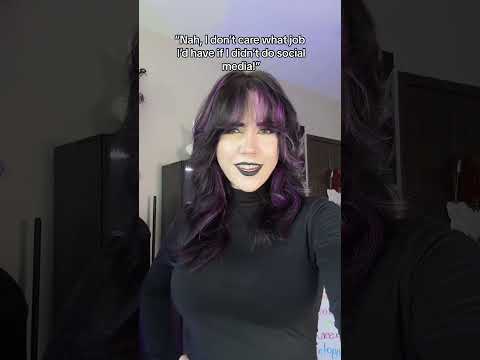What Would my Job be if I Didn’t do Social Media?🤨 #gothic #gothicgirl #alt #altgirl #alternative
