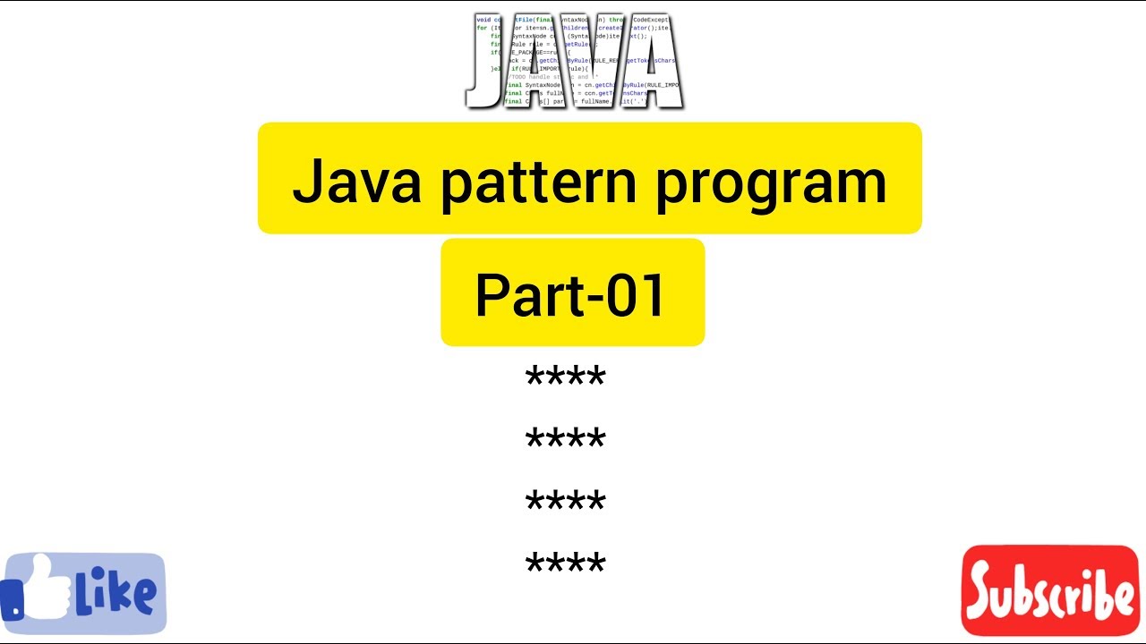 Java pattern programming series  A Easy Learning Genius
