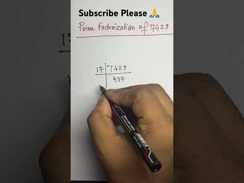 Prime Factorization of 7429 #math