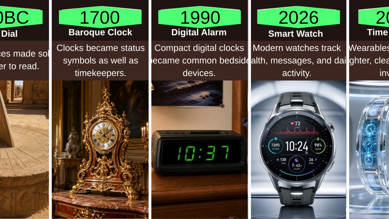 The Evolution of Clocks | 5000 Years of Timekeeping