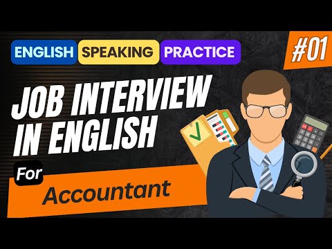 Job Interview Simulation for Accountants | English Conversations | Spoken English | B2 Level