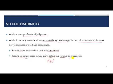 18. What is Materiality
