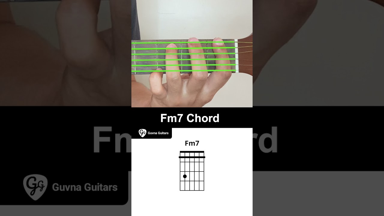 How To Play The Fm7 Chord On Guitar - Guvna Guitars