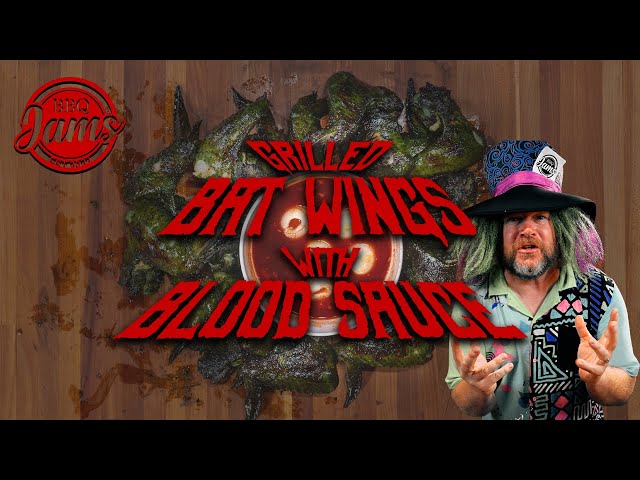 How to Grill Bat Wings with Blood Sauce for a Spooky Halloween Party ...