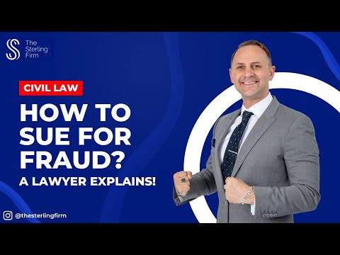 🏛️ How To Sue For FRAUD? A Lawyer Explains! #fraud #lawsuit #civillaw