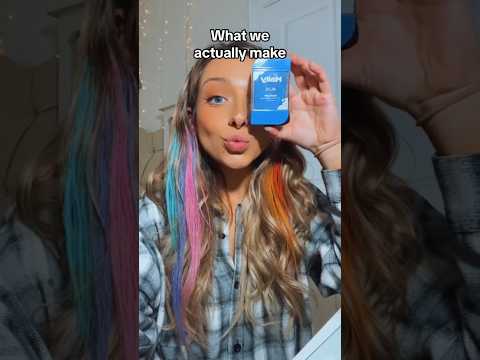 Sometimes retro is just old. Temporary hair dye, but give it a glow up✨ #hairdye #hairchalk #hairwax