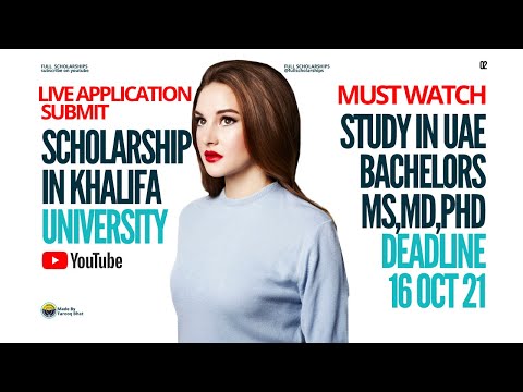 Khalifa University Scholarships in UAE 2022 | Fully Funded Scholarships Abu Dhabi | Dubai | oman