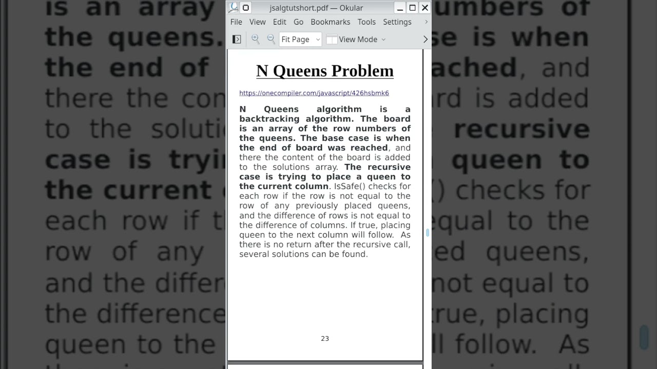 20 algorithms in JavaScript #shorts